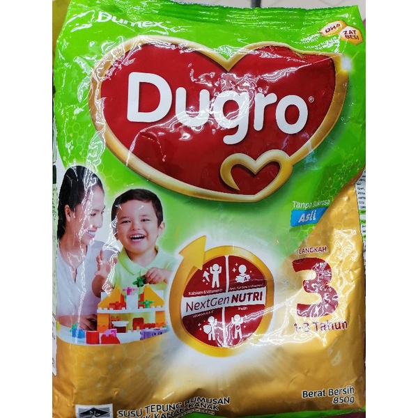 DUMEX DUGRO STEP 3 (1-3Y) ORIGINAL 850g (expired 05/09/2021) | Shopee ...