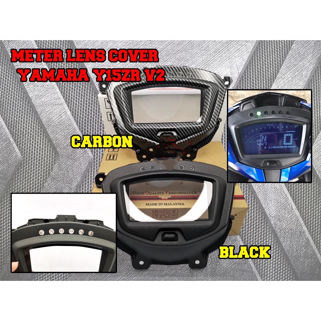 METER LENS YAMAHA Y15 V1 V2 Y15ZR METER COVER METER CERMIN TINTED / CLEAR | Shopee Malaysia