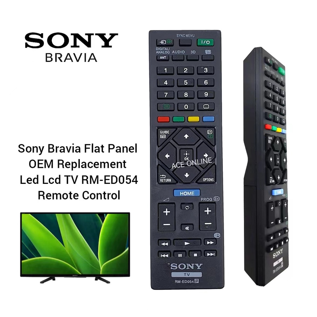 Sony Bravia Flat Panel OEM Replacement Led Lcd TV RM-ED054 Remote ...