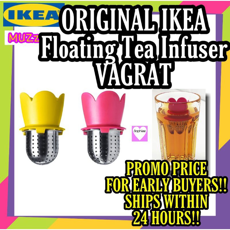 [READY STOCK] IKEA floating tea infuser, penapis teh terapung, VAGRAT ...