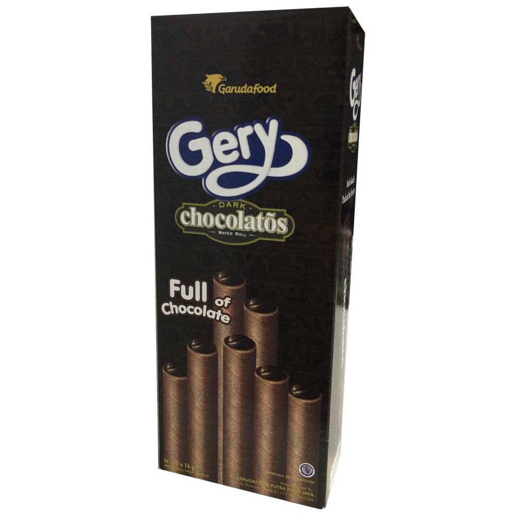 Gery Chocolatos Wafer Roll Dark Chocolate / Hazelnut / Chocolate ...
