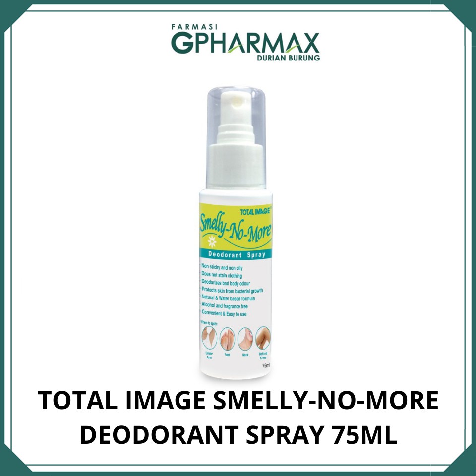 Total Image Smelly No More Deodorant Spray 75ml | Shopee Malaysia