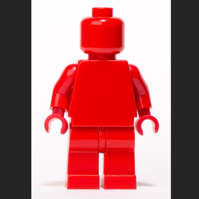 Lego Minifigures Red monochrome | Shopee Malaysia