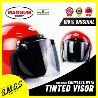 MAGNUM HELMET SIAP GREY VISOR [100% ORIGINAL] Sirim Certified TOPI ...
