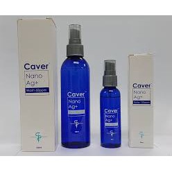 Caver Nano Silver Ag+ Sanitiser Spray 50ml 120ppm & Wash 180ml 60ppm ...