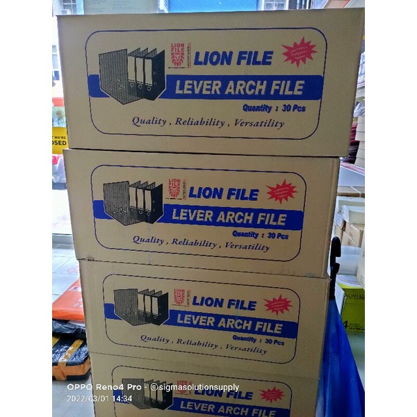 Lion Arch File 3inch 1Box 30pcs | Shopee Malaysia