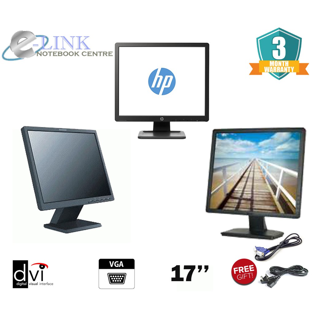 (GRADE A) 17 INCH LCD-LED SCREEN MONITOR MIX BRAND CAN CHOOSE MODEL LCD ...