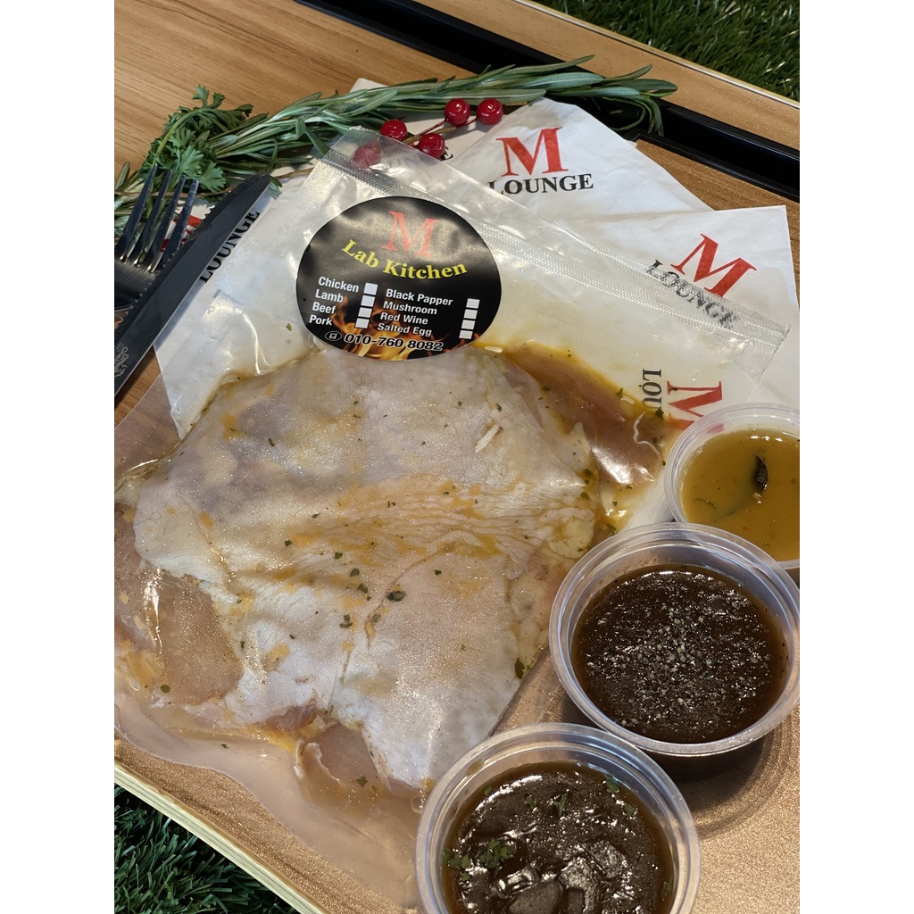 Marinated Chicken Chop With Black Pepper Souce Or Mushroom Souce ...
