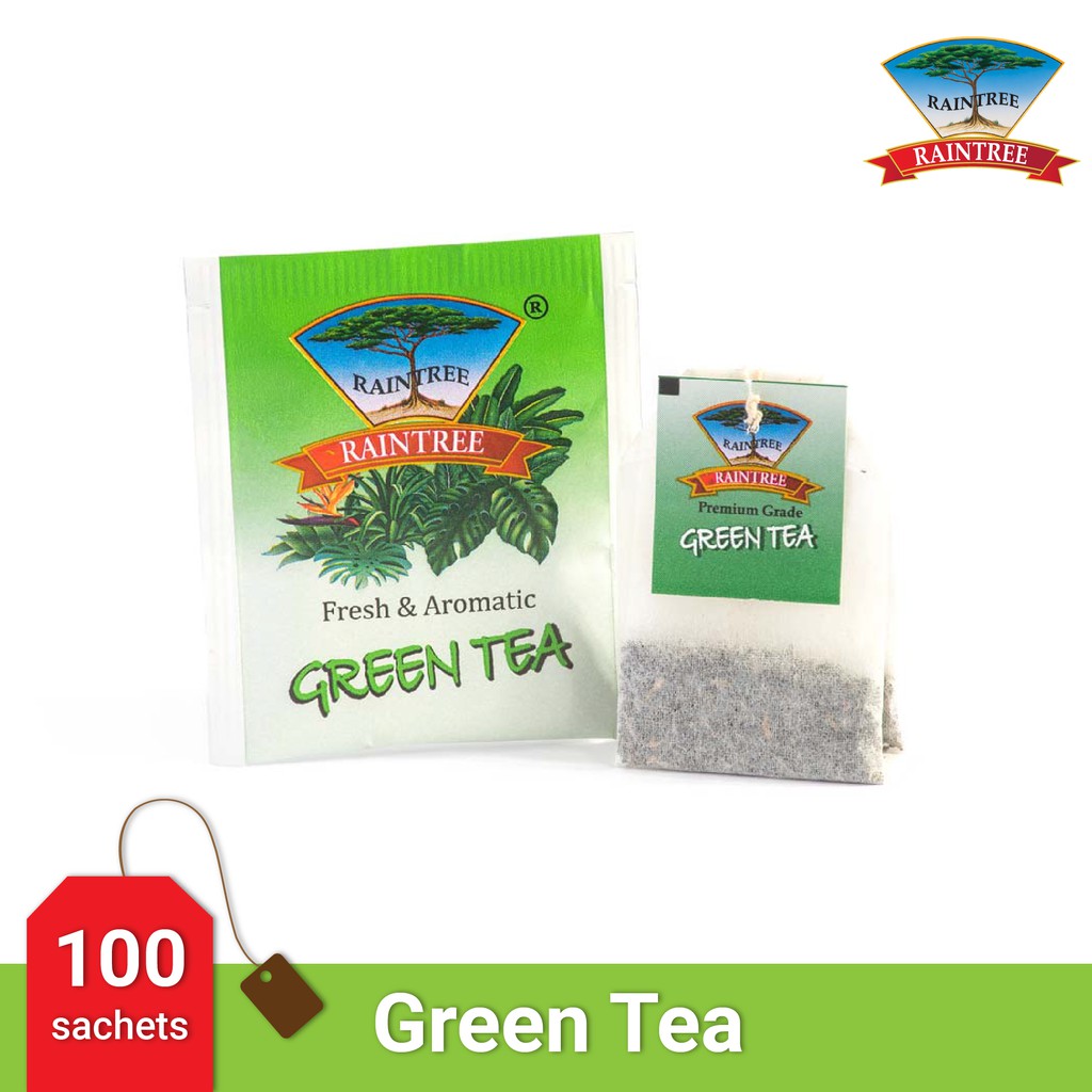 RAINTREE Premium Green Tea - 25 teabags (HALAL) (Teh Hijau) (Healthy ...