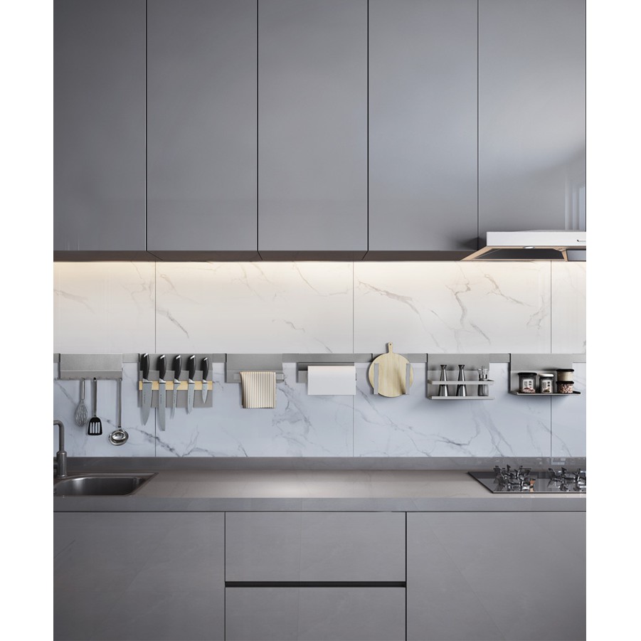 Alcor System Kitchen Aluminium Space Hanging Organizers Hanging Rail ...