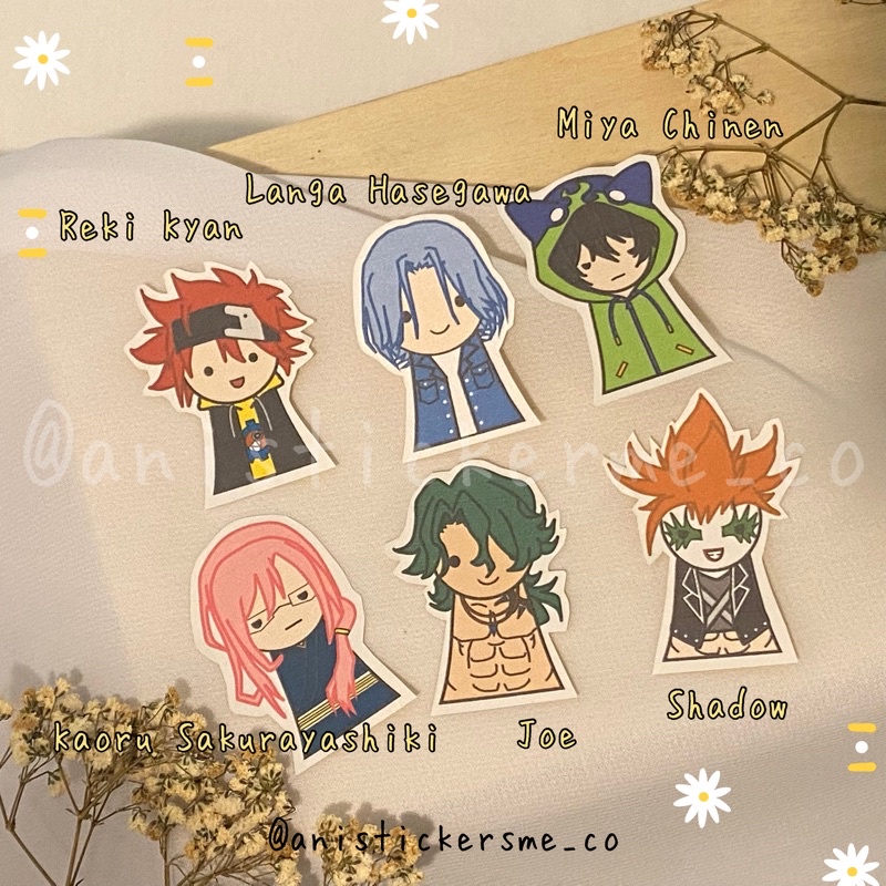 SK8 The Infinity Stickers *x3 for each character | Shopee Malaysia