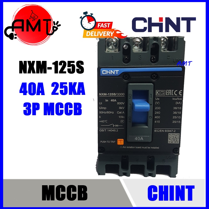 CHINT MCCB 3P NXM-125S 25KA 40A | Shopee Malaysia