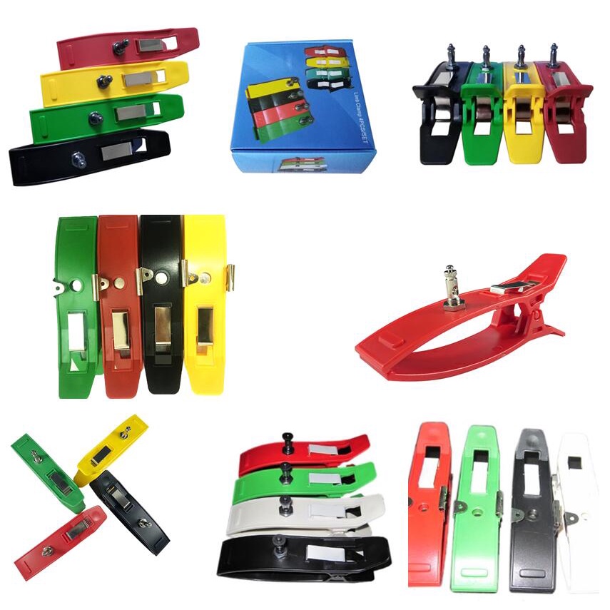 ECG EKG monitor electrode clips limb clamp ECG electrode ,AHA,(RED ...