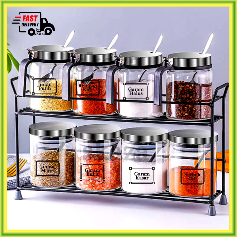 STIKER DAPUR/stiker nama barang dapur/label PANTRY KITCHEN STICKER ...