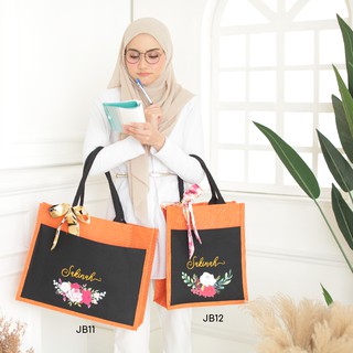 BAG + SULAM NAMA | Jute Bag Tote Bag JB11 JB12 Sling Bag Canvas Bag ...