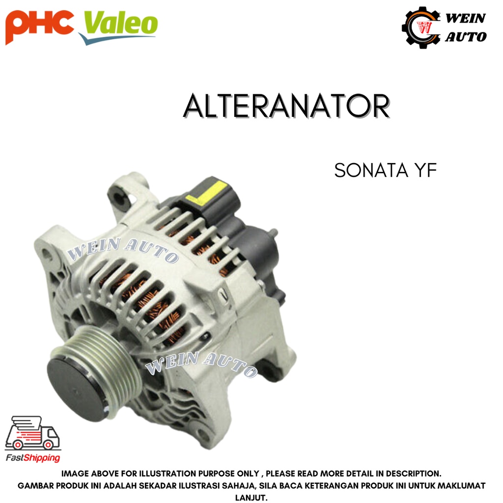 PHC VALEO ALTERNATOR FOR HYUNDAI SONATA YF MADE IN KOREA | Shopee Malaysia