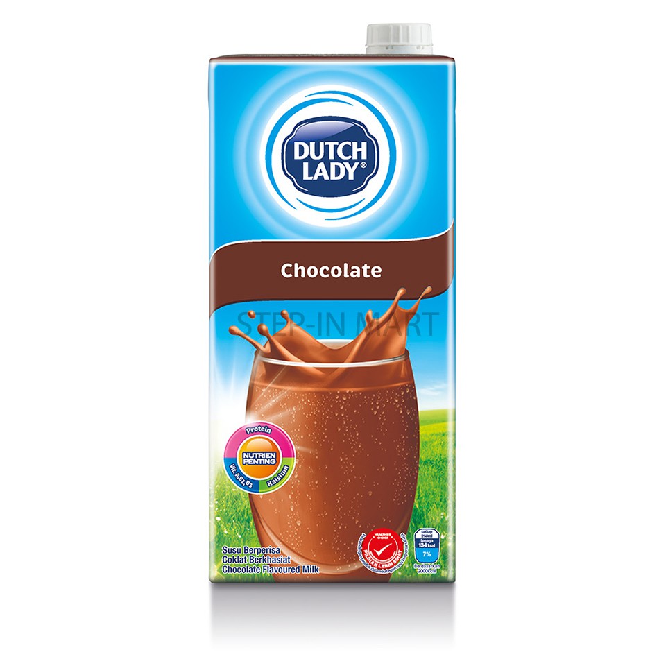 Dutch Lady Uht Chocolate Milk 1l Shopee Malaysia