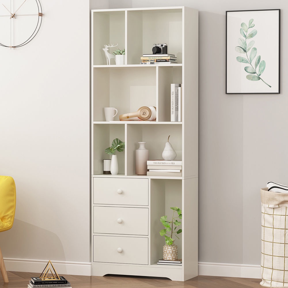 Simple Bookshelf Simple Office Bookshelf Bookcase Creative Bookshelf ...