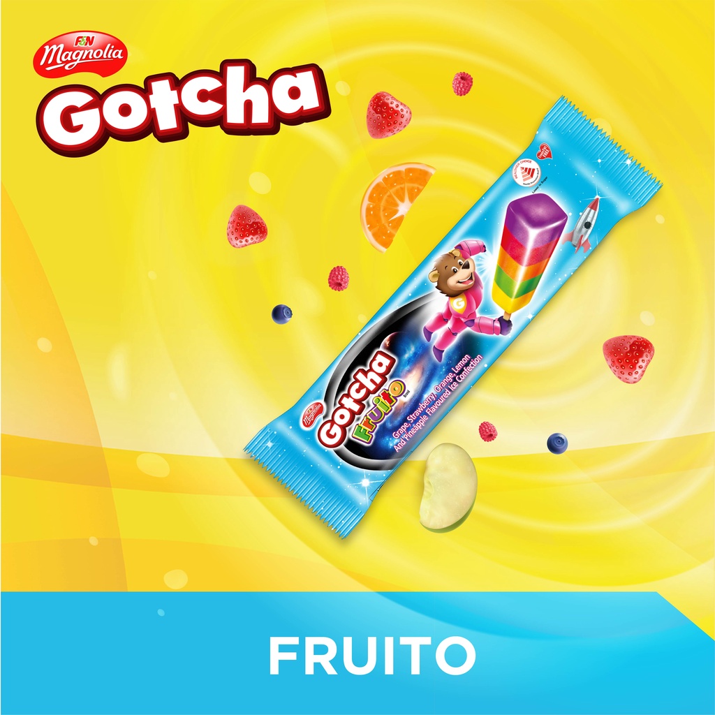 Magnolia Gotcha Fruito Ice Cream (15 sticks, 60ml each) | Shopee Malaysia