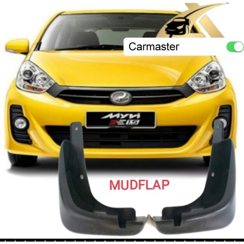 PERODUA MYVI LAGI BEST (2011~)/MYVI ICON FRONT MUDFLAP / SPLASH GUARD ...