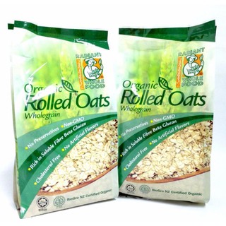 Radiant Organic Wholegrain Rolled Oats 500g | Shopee Malaysia