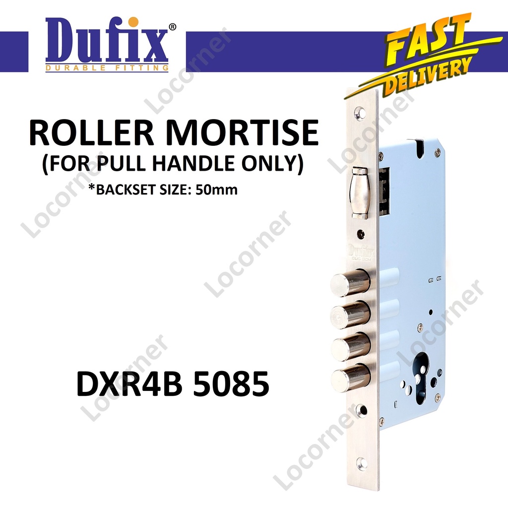 DUFIX Stainless Steel Roller Mortise Size 50 x 85mm for Wooden Door ...