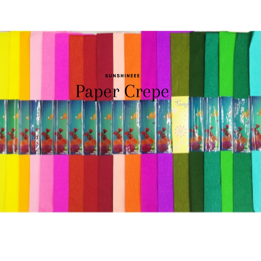 Crepe paper | kertas crepe | gold leaf | 1pcs | Shopee Malaysia