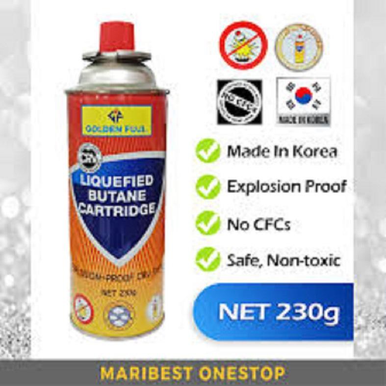 Golden Fuji Liquefied Butane Gas Refill Catridge (TWIN PACK) | Shopee ...