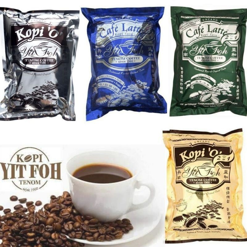 Yit Foh Tenom Kopi 【STOCK READY】 Tenom Coffee Sabah Kopi O, Kopi ...