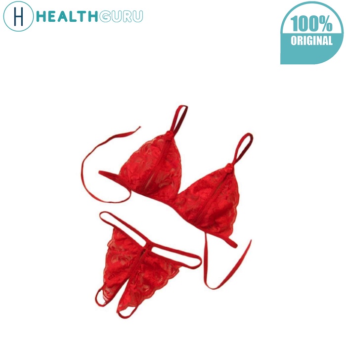 Healthguru Sexy Lingerie Bra Panty Panties Bikini Sex Up Night Wear