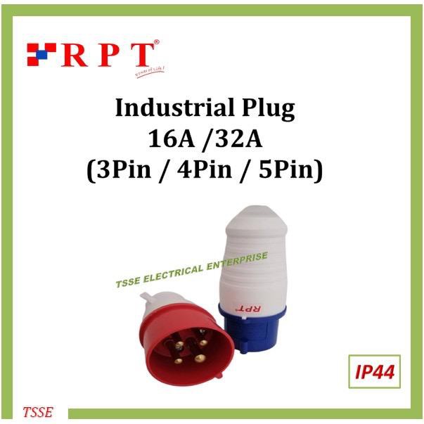 Industrial Plug 16A / 32A - 3pin /4pin /5pin IP44 | Shopee Malaysia
