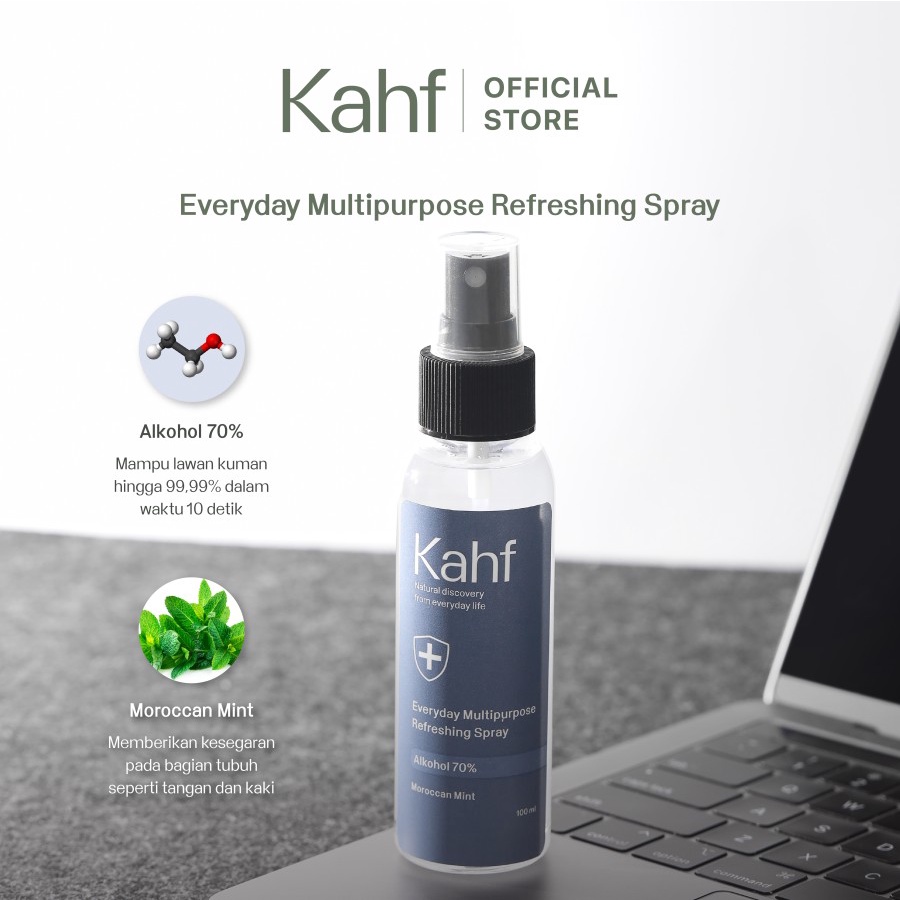 Kahf Hand Sanitizer Everyday Multipurpose Refreshing Spray Hand Spray Antibacterial And Fungus ...