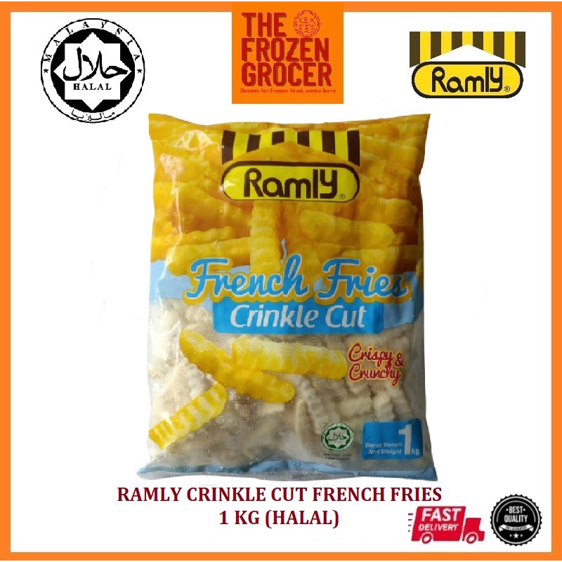 (DELIVERY KL/SEBAHAGIAN SELANGOR SAHAJA) Ramly French Fries Crinkle Cut ...