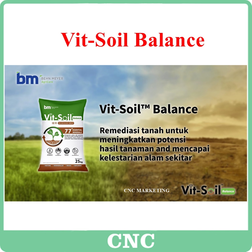 25KG Vit-Soil Balance Vit Soil Balance Soil Revitalizer Baja Pulih ...