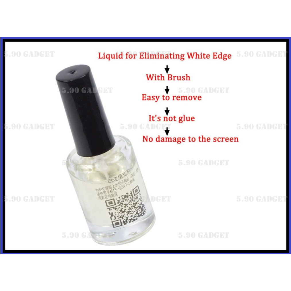 White Edge liquid Tempered Glass Screen protector oil White Edge ...