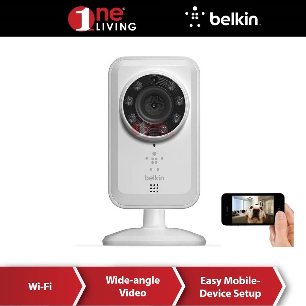 Belkin NetCam Wi-Fi Camera with Night Vision (F7D7601ak) | Shopee Malaysia