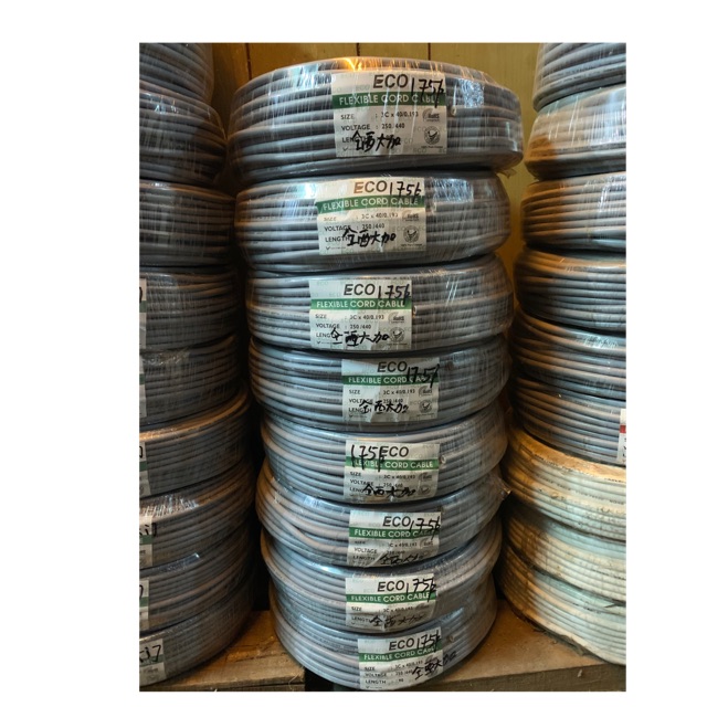 ECO Cable ~ 23/0.193MM , 40/0.193MM , 70/0.193MM X 3C 100% Pure Full ...