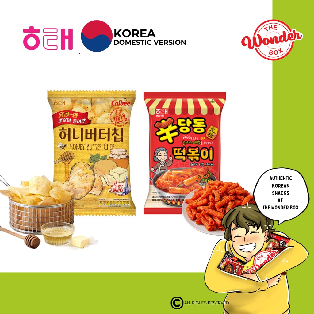 MADE IN KOREA | Korean Snack HAITAI Calbee Honey Butter Chips 蜂蜜牛油薯片 ...