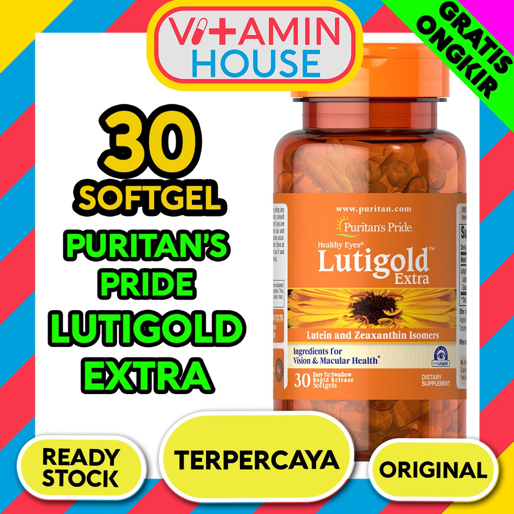 Puritan Lutigold Extra 30 Softgel Lutein Zeaxanthin Eye Puritans Vit ...