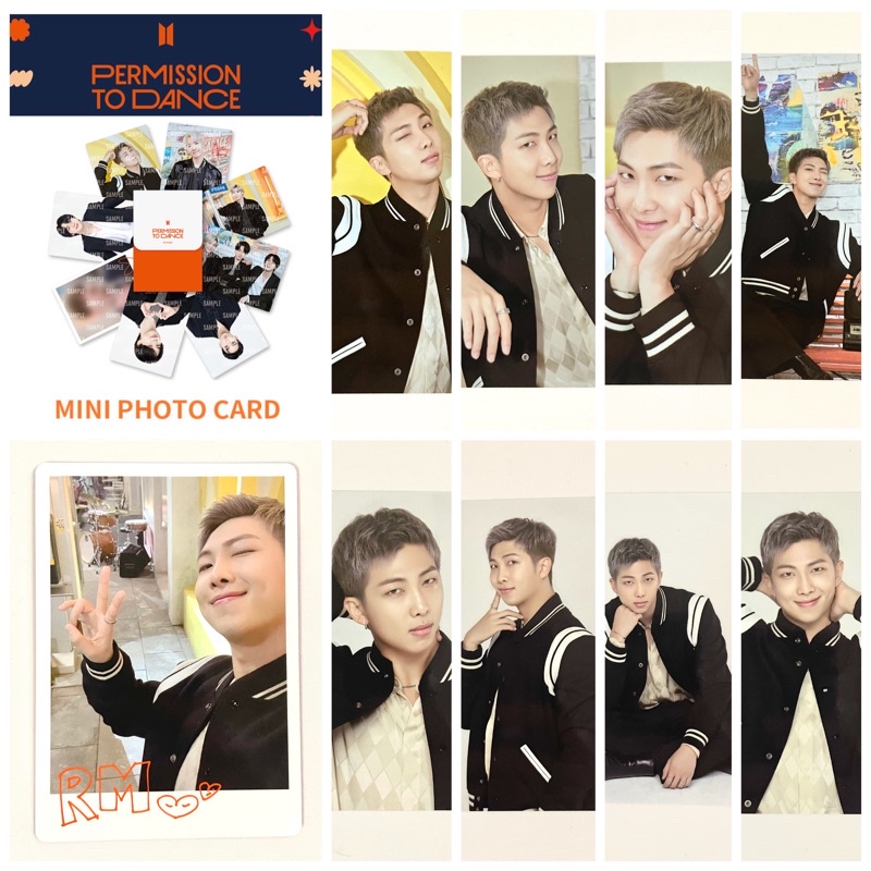 BTS Official PTD Rm premium photo card - munimoro.gob.pe