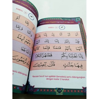 Iqra' 1-6 Berwarna Jawi Rumi Asas Tajwid - Iqra Genius Iqra Budak ...