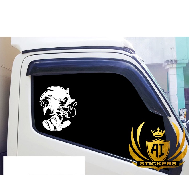 Sticker lorry sonic untuk tingkap tepi lorry brand oracal X 2 | Shopee ...