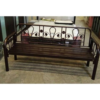 *FREE SHIPPING* Kerusi besi panjang 5' / 3 seaters /Metal bench chair 5 ...