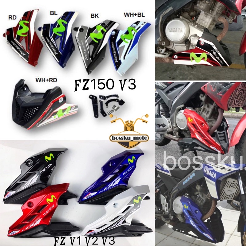 FZ150 V1 V2 V3 MOVISTAR LOWER COVER BELLY PAN YAMAHA FZ-150 BAJAK ...