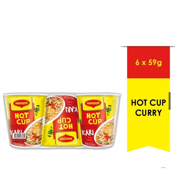 MAGGI Hot Cup - Curry (59g x 6cups) | Shopee Malaysia