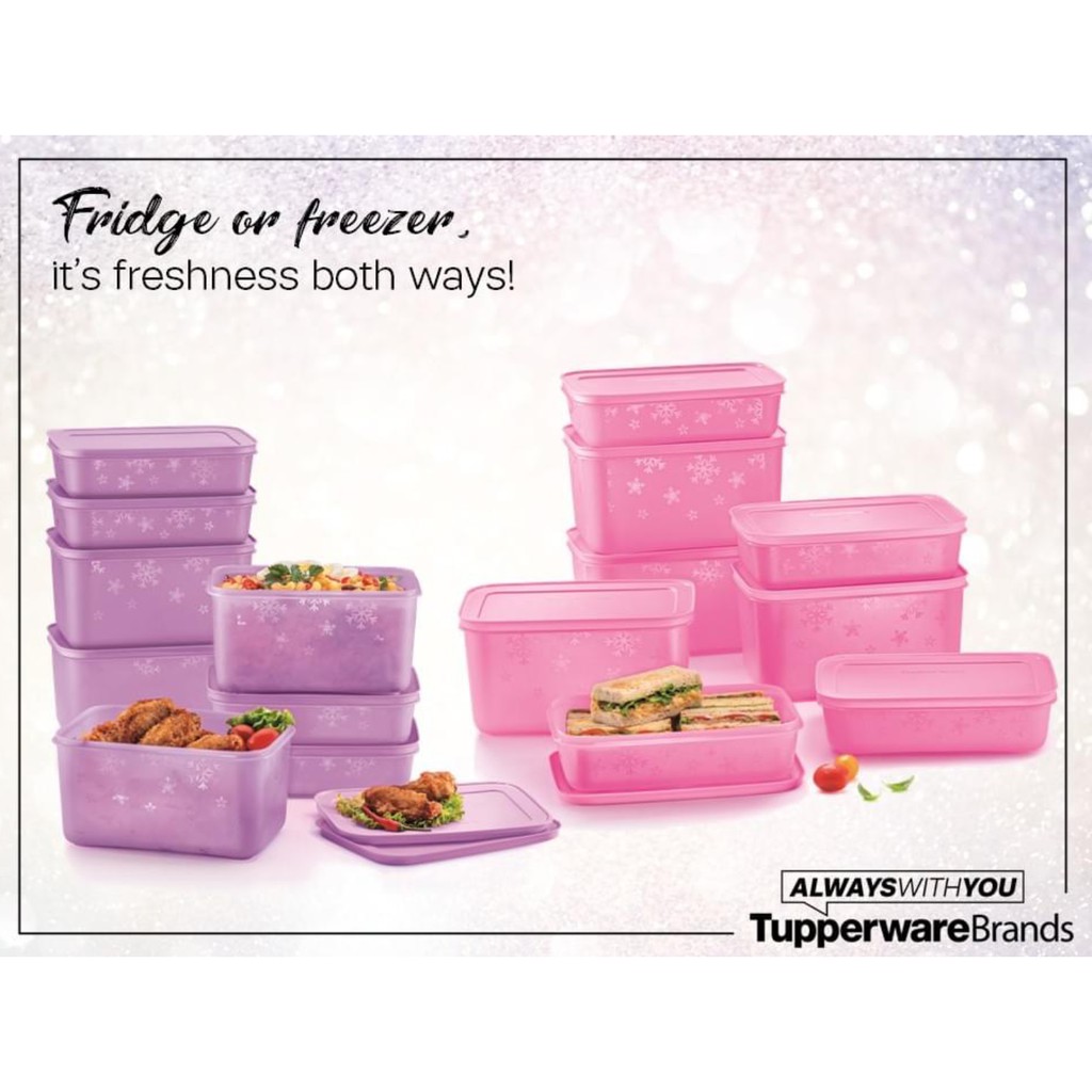 Tupperware Chill Freeze Medium 8 pc Set | Shopee Malaysia