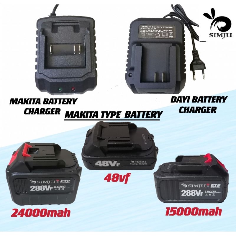 21V Makita / Dayi Battery Charger / Lithium Li-ion Battery Charger ...
