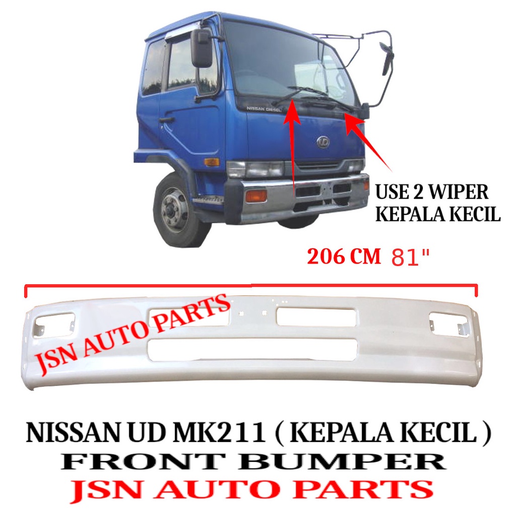 J125S01 NISSAN UD MK211 PKD211 ( KEPALA KECIL ) 206CM 81 INCH BUMPER ...