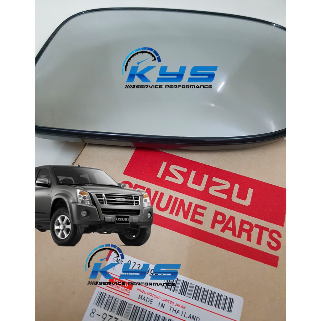 ISUZU Genuine # SIDE MIRROR GLASS only RH/LH # ISUZU RODEO, DMAX ITEQ ...