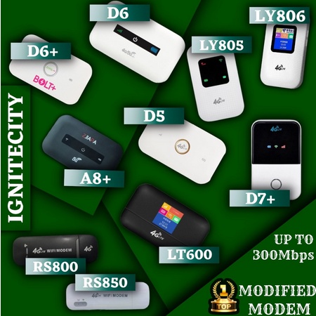 [READY STOCK]Pocket Portable Modem WiFi 4G LTE Modified Unlimited ...